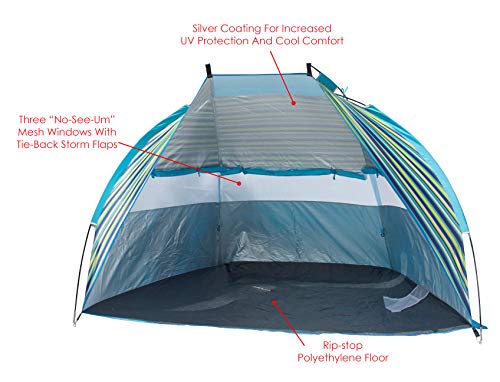 Texsport Calypso Quick Cabana Beach Sun Shelter Canopy