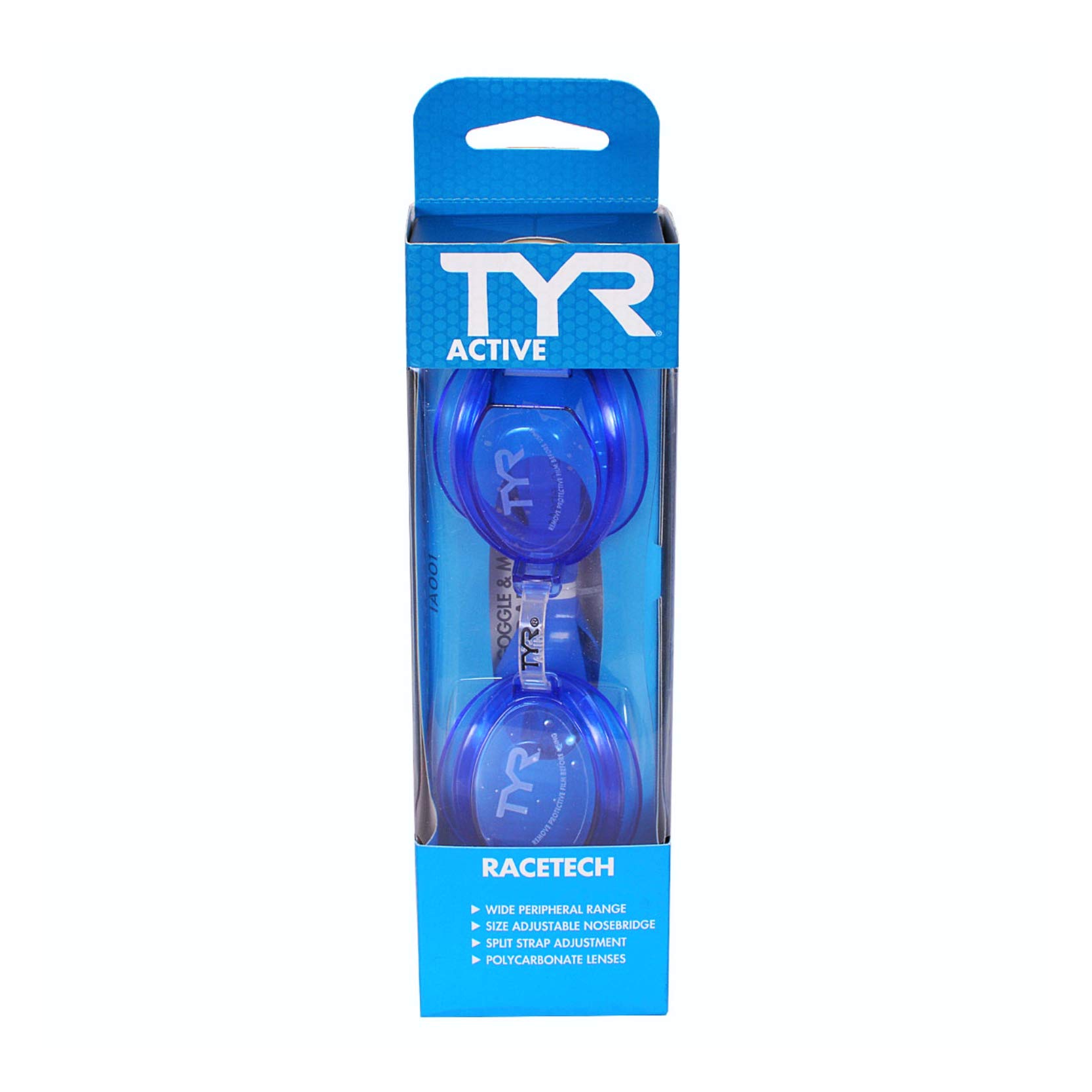 TYR Racetech Performance Goggle (Blue)