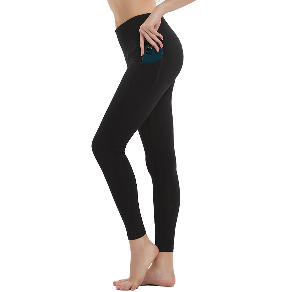 Truity Women’s High Waist Activewear Leggings Workout Running Tights Tummy Control Athletic Yoga Pants with Pockets