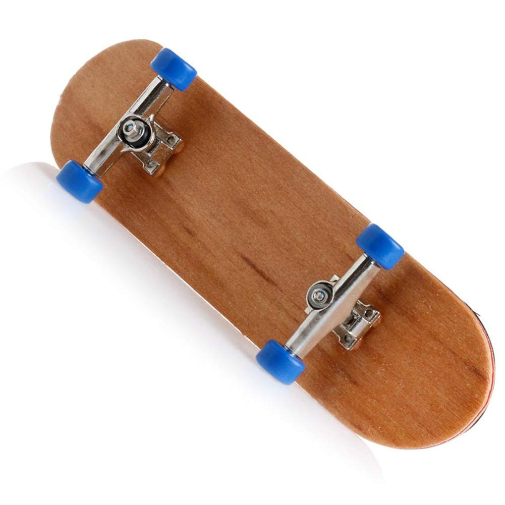 Wooden Finger Skateboard Deck Sport Games Mini Skateboard for Kids 1 Set