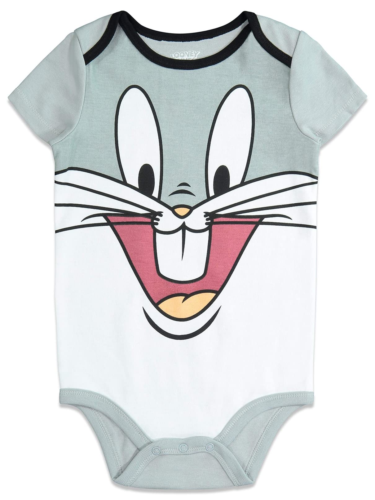 WARNER BROS LOONEY TUNES Buggs Bunny Marvin the Martian Daffy Duck Infant Baby Boys 5 Pack Bodysuits Multi 12 Months