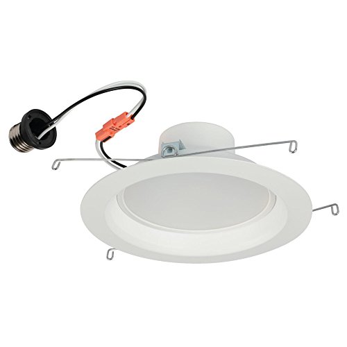 Westinghouse 4104600 6" Recessed Led Downlight, 6 Inch 80 Watt Equivalent, White