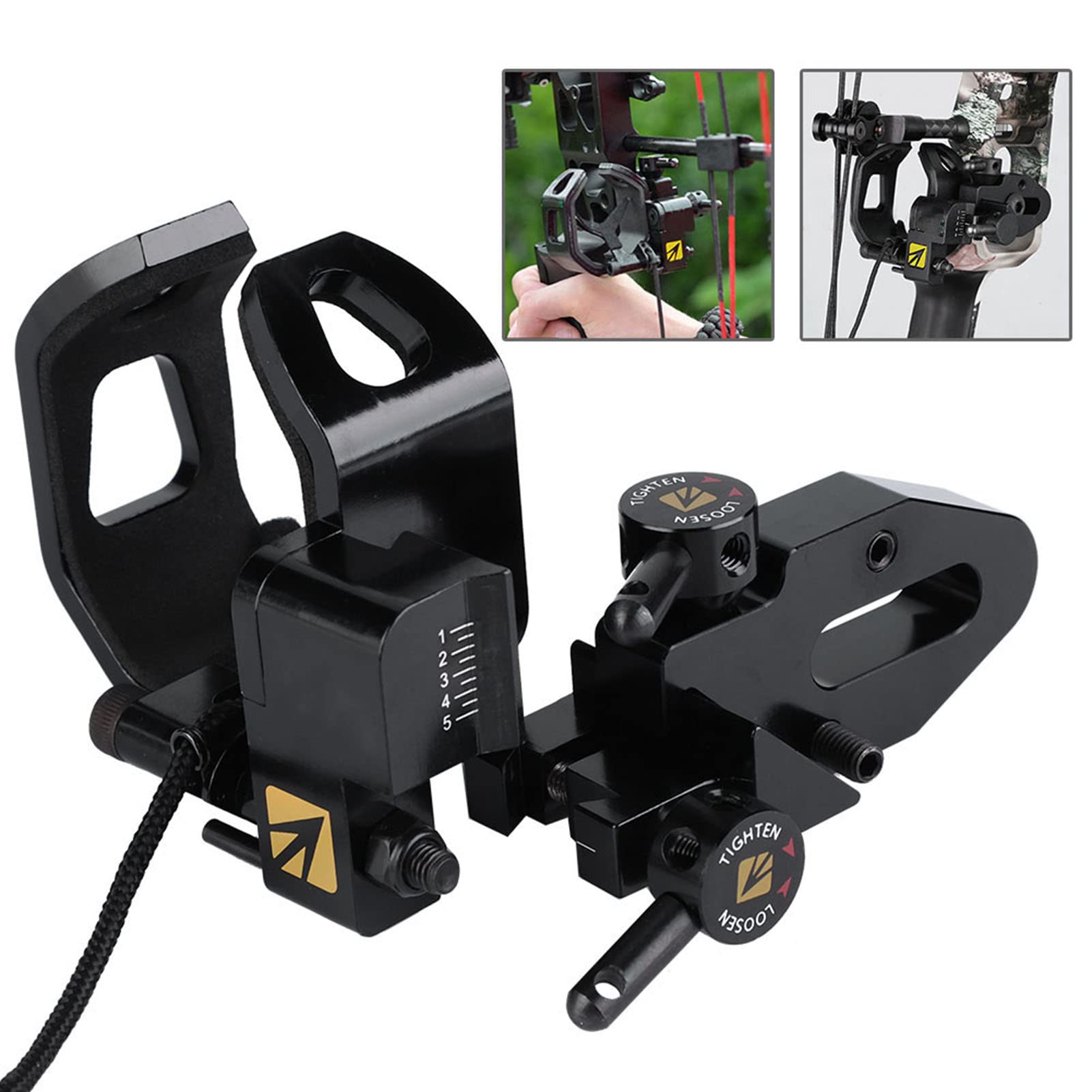 Zerone Apache Drop-Away Rest,Durable Archery Hunting Arrow Rest,Full-Containment Ultra Rest Hunter Arrow Rest for Qad Drop Away Arrow Rest