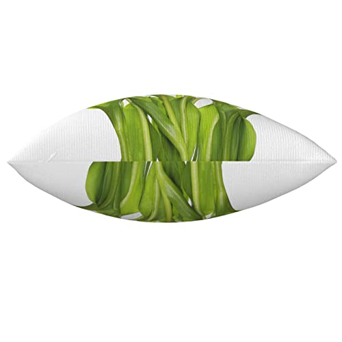 VARUN Yellow Tulips Flowers Pillowcases Nature Floral Print Pillow Case Decorative Throw Pillow Cover for Home Sofa Office 18x18inch