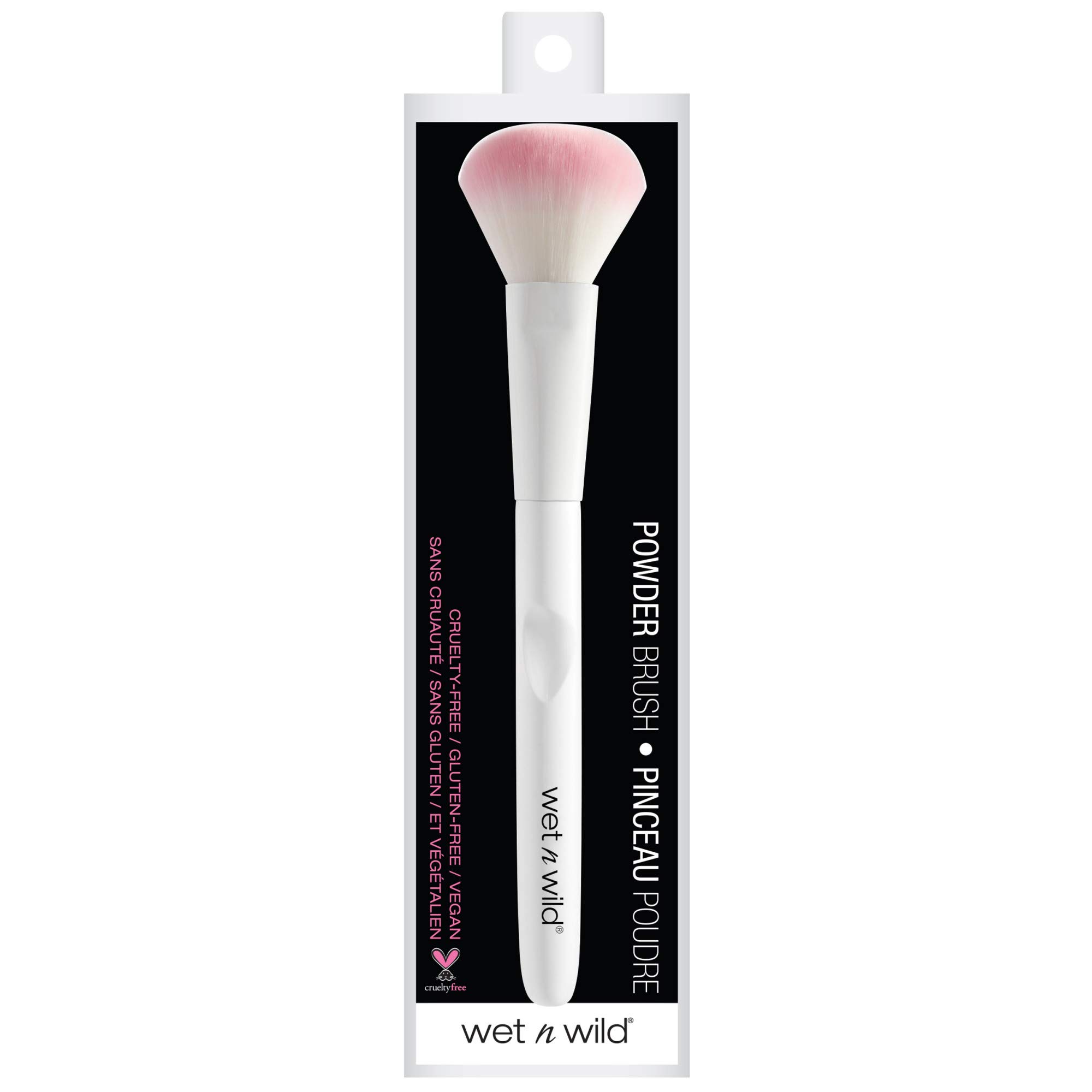 wet n wild Powder Brush, Ultra-Plush Synthetic Bristles for Flawless Application, Soft Touch, Ergonomic Handle for Comfortable Precision Control