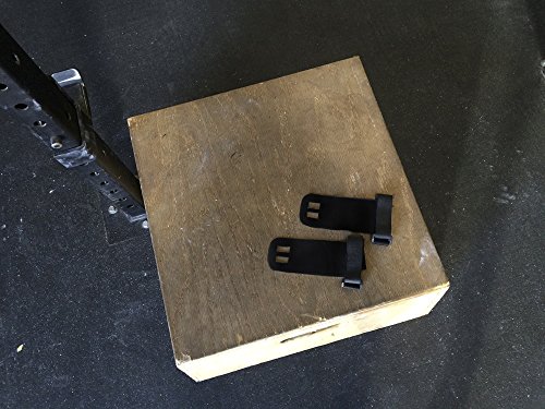 WODFitters Textured Leather Hand Grips for Cross Training, Kettlebells, Powerlifting, Chin Ups, Pull Ups, WODs & Gymnastics - with Grips Storage Pouch (Black, Small - Fits up to 4")