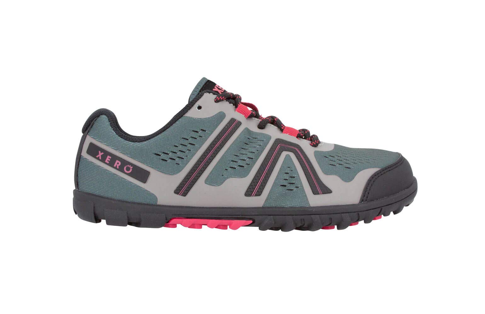 Xero Shoes Women's Mesa Trail Running Shoe - Lightweight Barefoot Trail Runner, Juniper Berry, 6