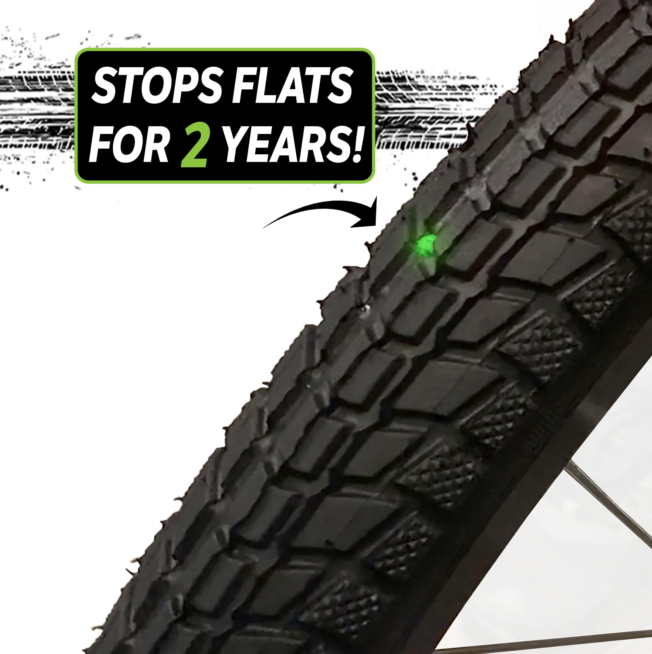 Slime 30081 Bike Inner Tube with Slime Puncture Sealant, Super Thick, Extra Strong, Self Sealing, Prevent and Repair, Schrader Valve, 26" x 1.75-2.125"