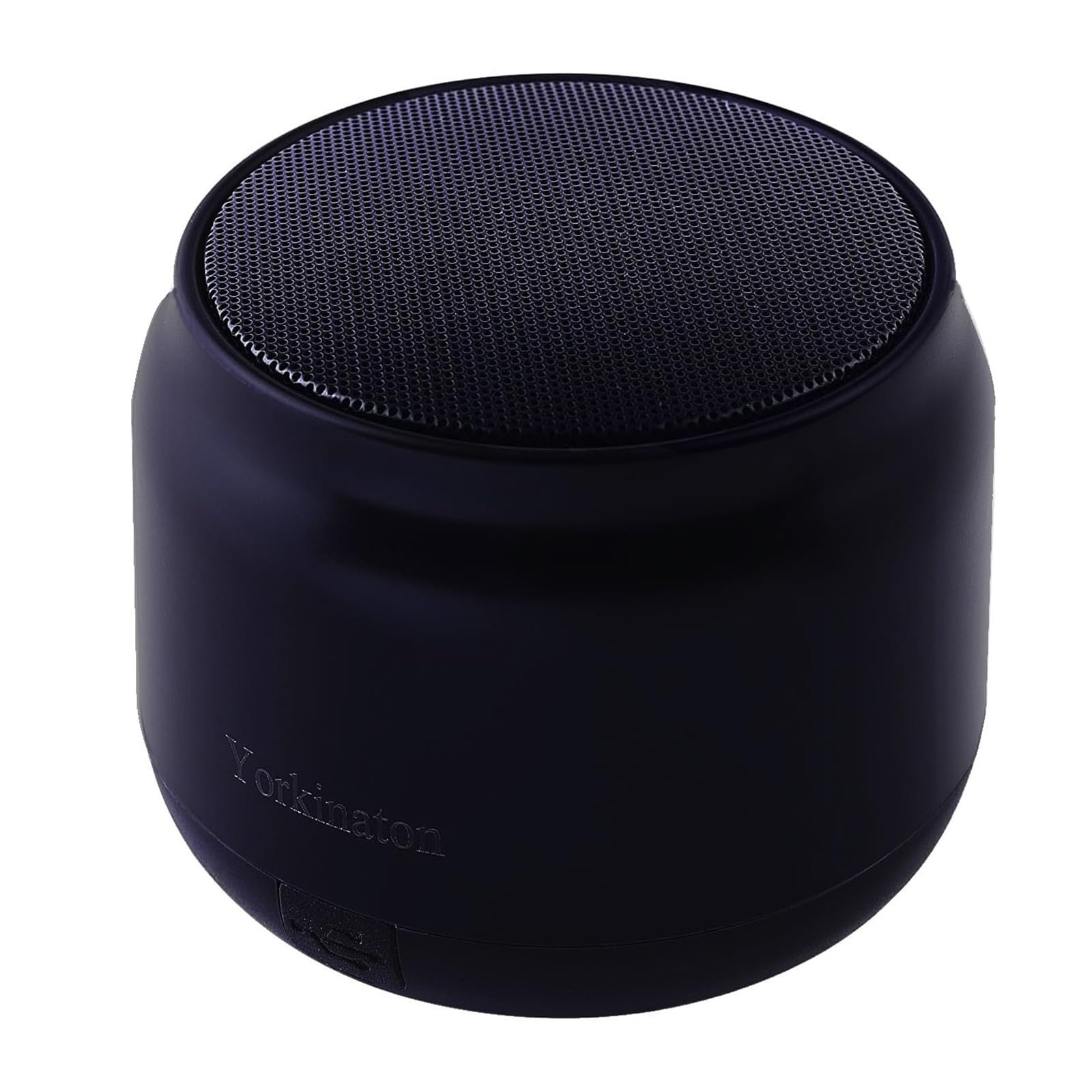 Yorkinaton Come 1 Portable Bluetooth Speaker, IPX6 Waterproof Bluetooth Speaker Loud Volume, Clear Sound, 22 Feet Wireless Range, Microphone, Small Bluetooth Speakers. (Black Color).
