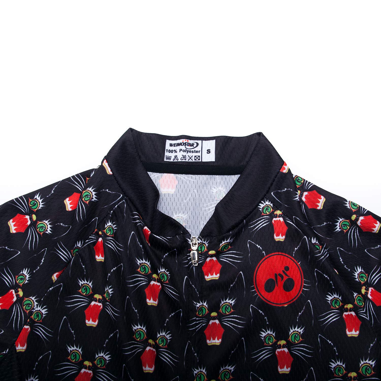 Women's Cycling Jersey Tops Summer Short Sleeve Full-Zip Clothing Bike Shirt Elegant Flowers
