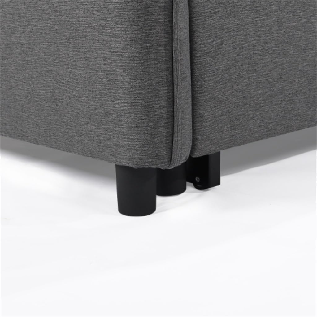 SLNFXC 3 in 1 Convertible Sleeper Sofa Bed, Fabric Loveseat Futon Couch W/Pullout Bed, Lounge Sofa W/Reclining