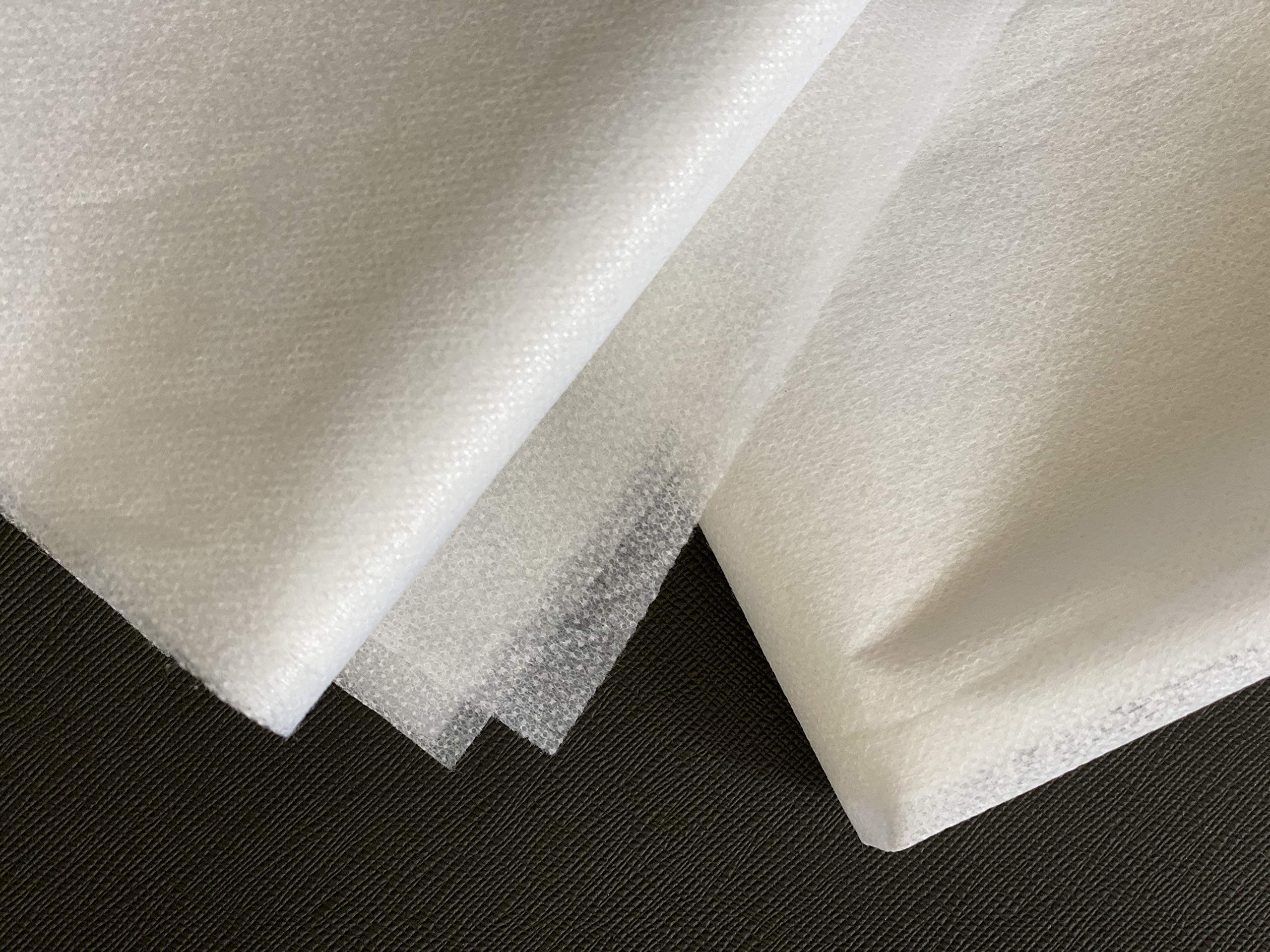 White Fusible Mid-Weight UF363 Interfacing 36"X60" NONWOVEN 1 Yard of fusing Medium Fabric- IDS INTERNATIONAL DESIGN SUPPLIES