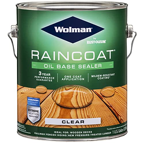 Wolman RainCoat Clear Oil-Based Waterproofer Wood Protector 1 gal.