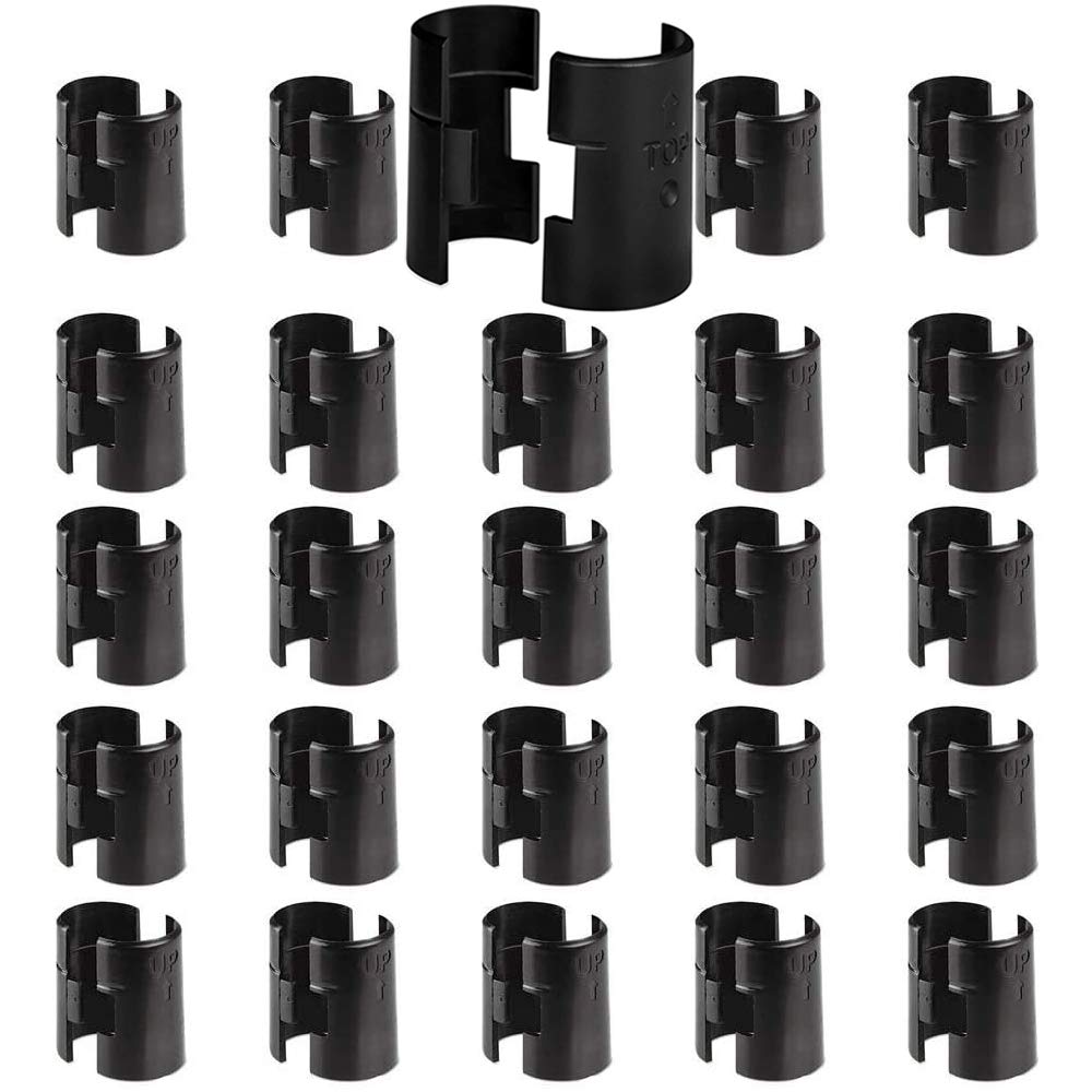 Wire Shelf Clips, Wire Shelving Shelf Lock Clips 26 Pairs 52 Pieces for 3/4" Post,Shelving Sleeves, Fits with Thunder Group, Alera, Honey Can Do, Eagle, Regency, Metro