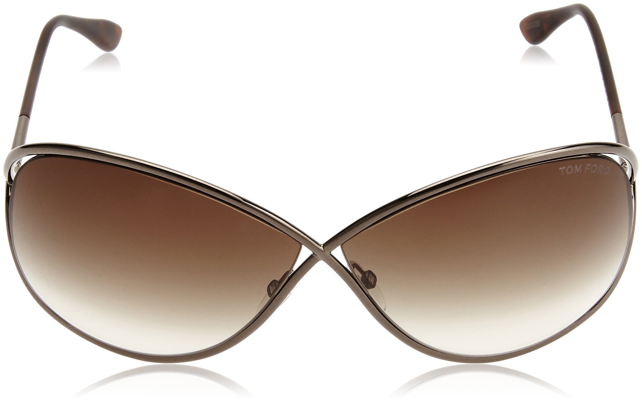 Tom Ford FT0130 Miranda Sunglasses 36F Shiny Dark Bronze 68-10-115