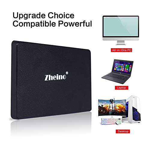 Zheino SSD 512GB C3 2.5 Inch SATA III 3D Nand Internal Solid State Drive (7mm) for Notebook Desktop PC