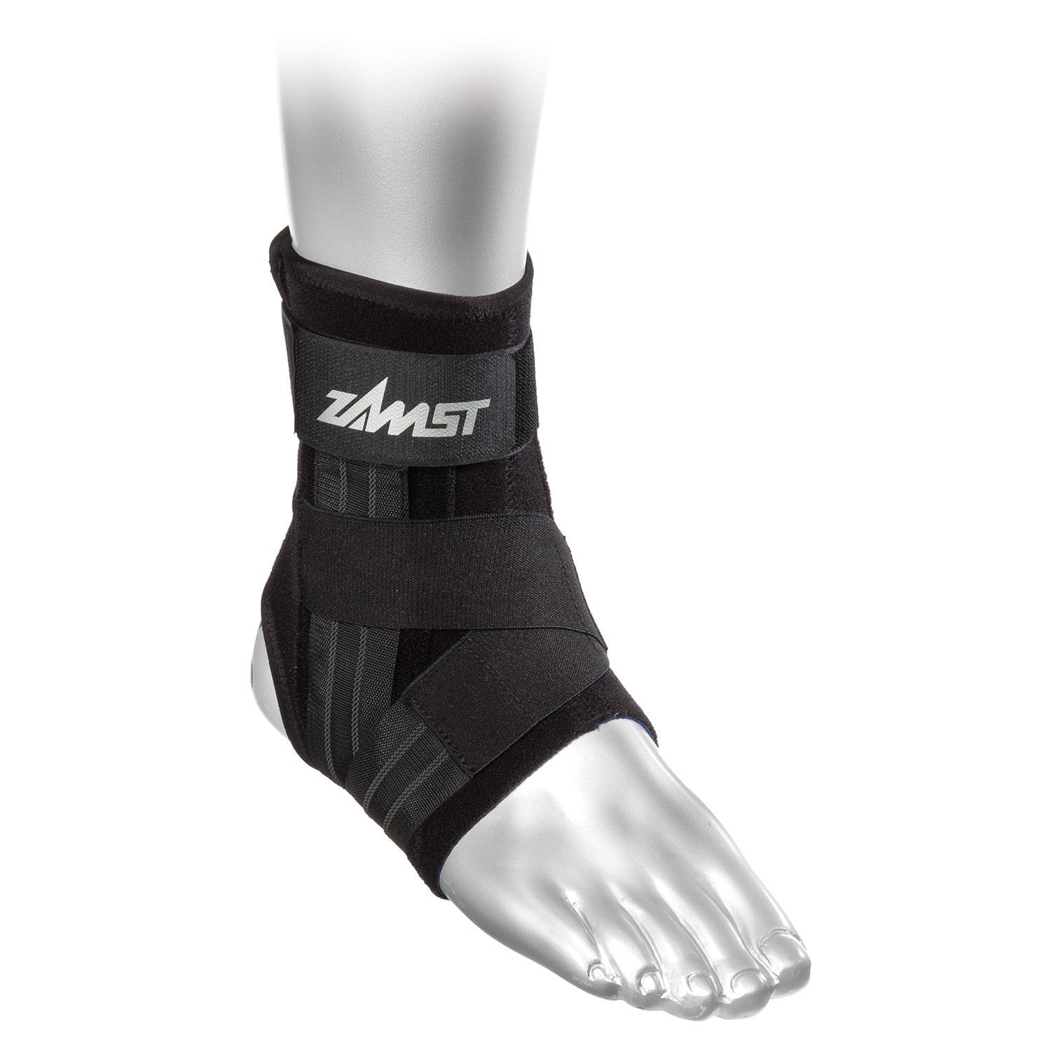 Zamst Ankle Guard A1 Compression Support Brace White, 470503 (Right, L)