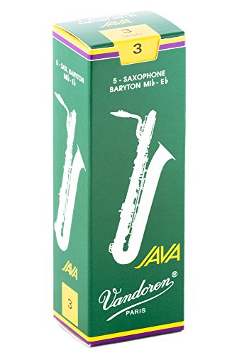 Vandoren SR343 Bari Sax JAVA Reeds Strength 3; Box of 5