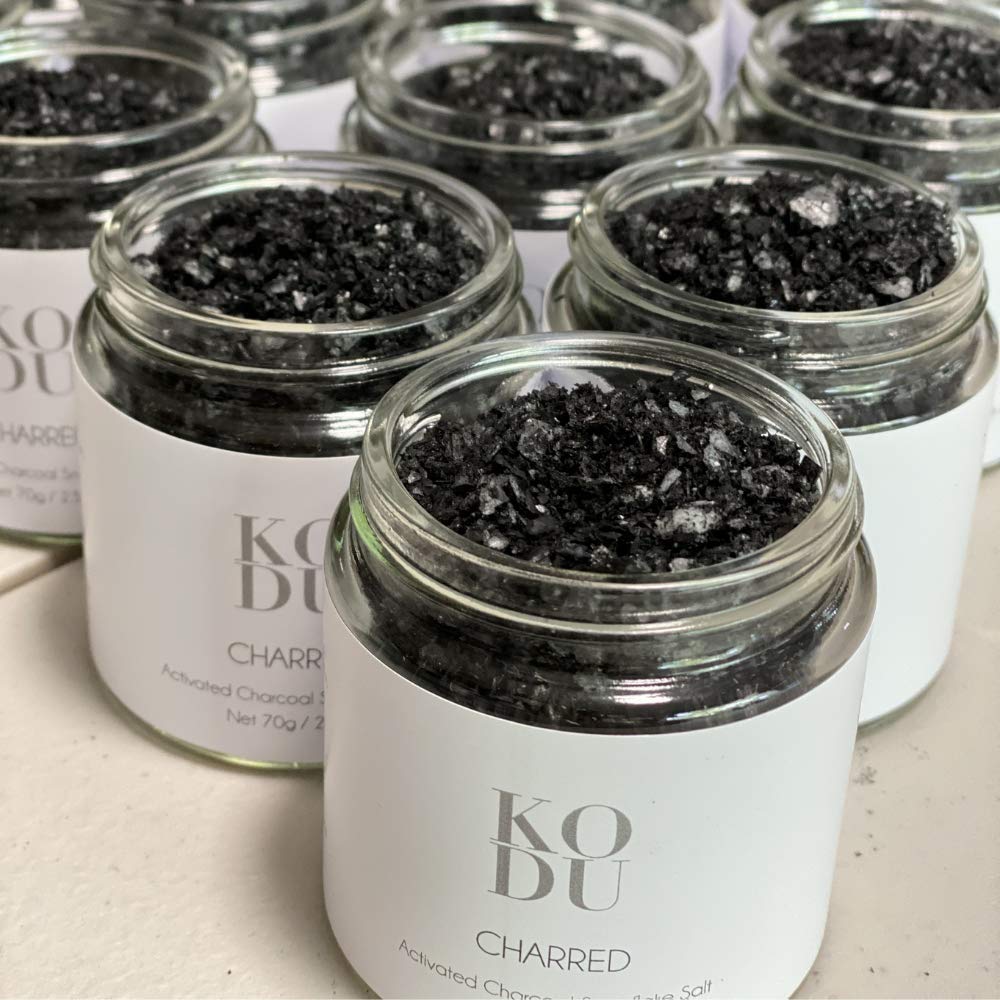 The Big Smoke 5-Pack Smoked Snowflake Salt Gift Set | Smoked Salt Variety Pack | Sampler Gift Set by KODU | Perfect Present For Foodies & Cooks