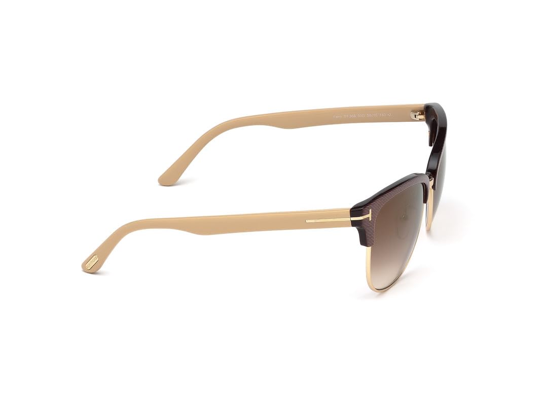 Tom Ford Women's Fany Sunglasses in Dark Brown FT0368 50G 59