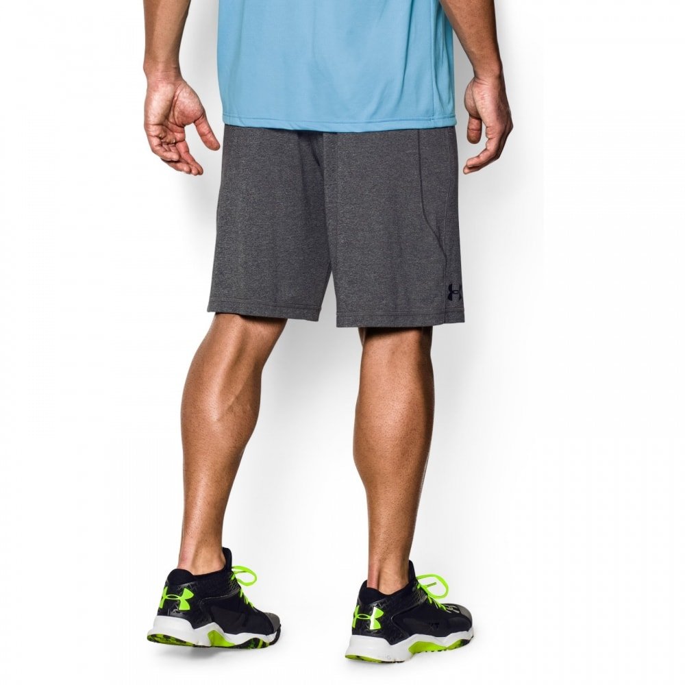 Under Armour Men's Raid 8-inch Shorts , Carbon Heather (090)/Black , Medium