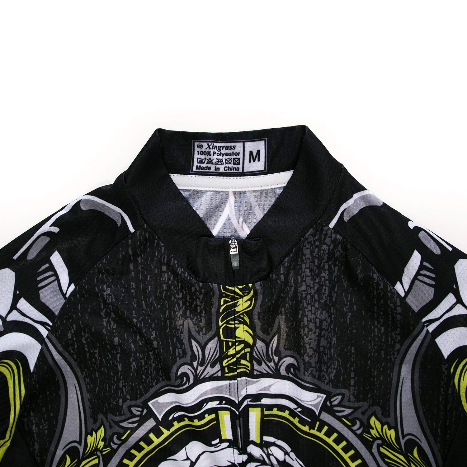 xingrass Men's Cycling Jersey Bike Long Sleeve Tops Quick-Dry Bicycle Outdoor MTB Clothes