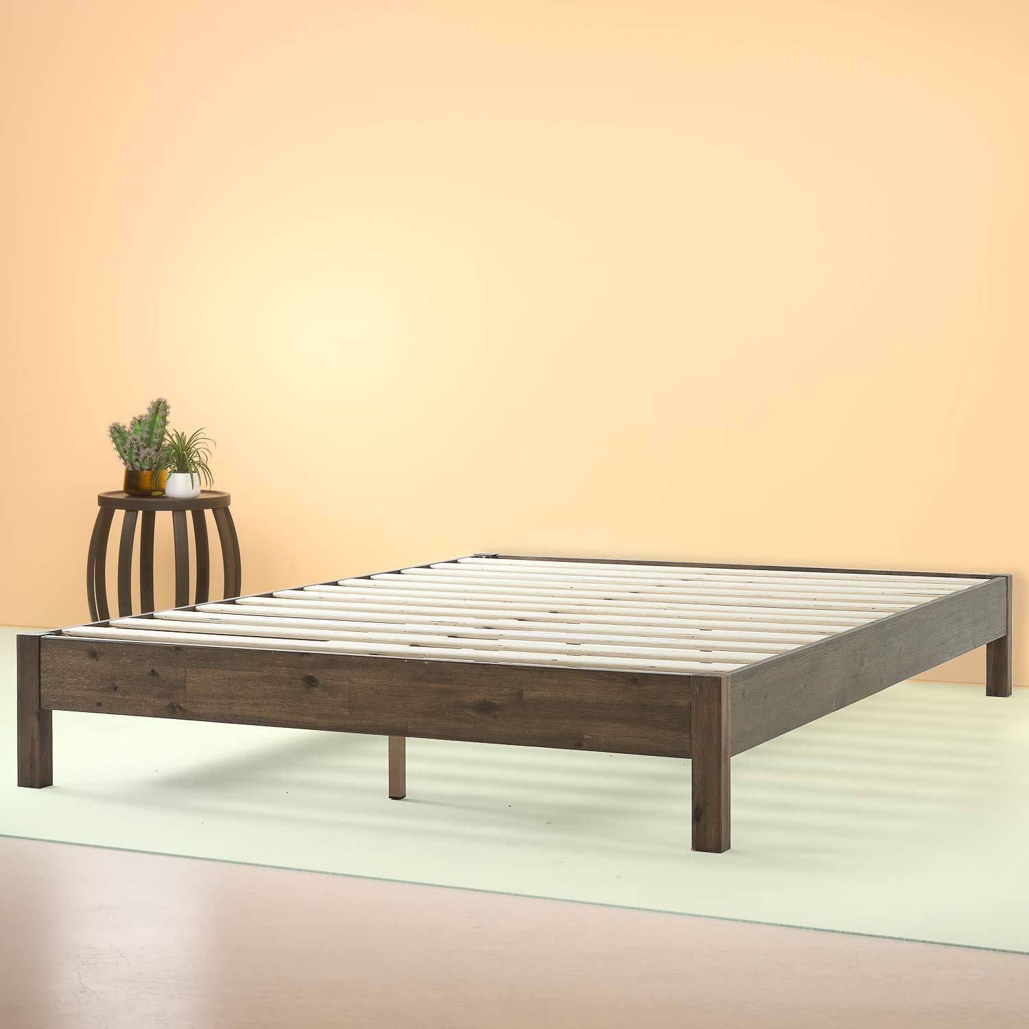 Zinus Tosha 12 Inch Wood Platform Bed, Queen