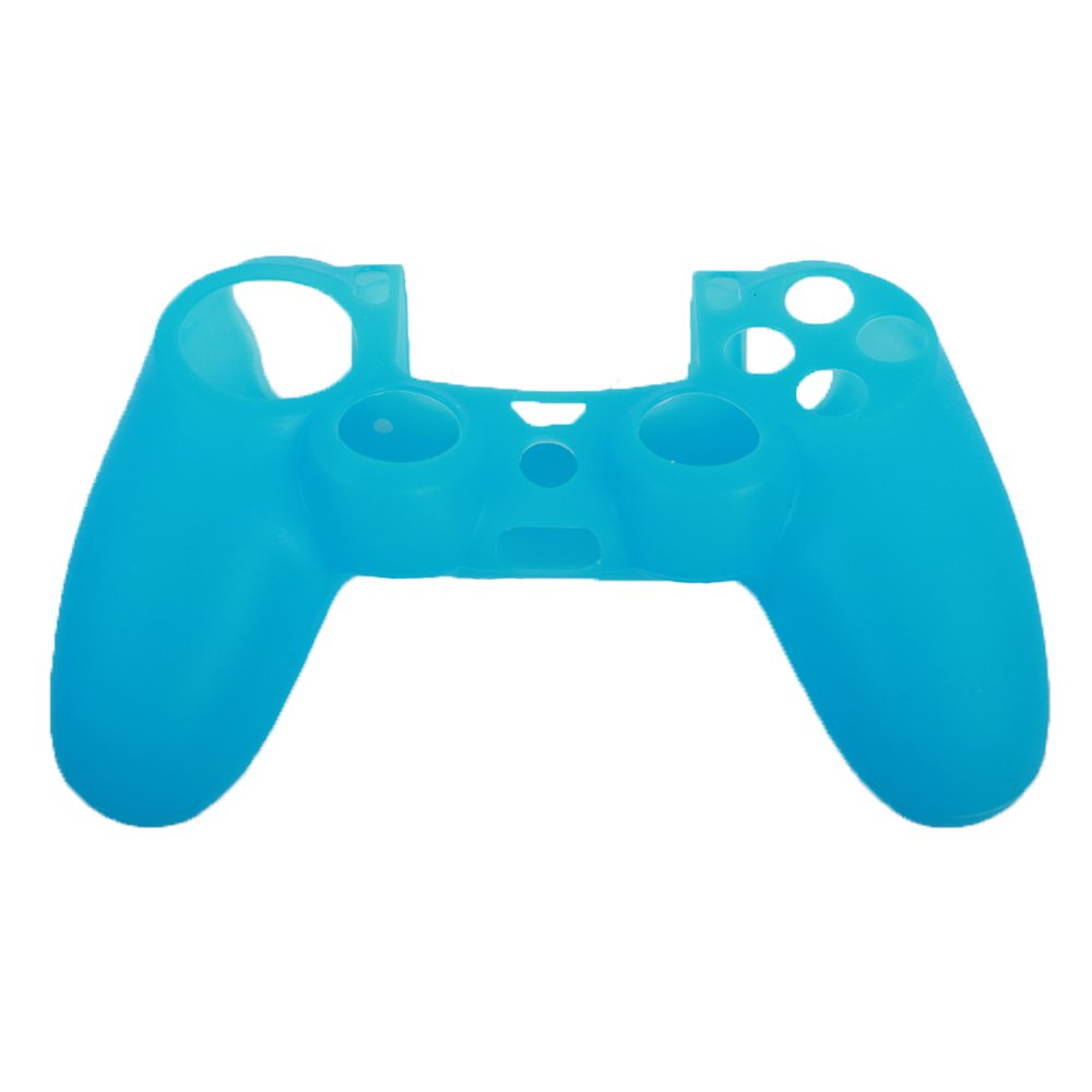 YTTL® 3 Pack Glow in Dark PlayStation 4 Controller PlayStation 4 Gamepads PS4 Controller Glow-in-the-Dark Silicone Protective Skin Case Cover Sony PS4--Blue/Green/Pink