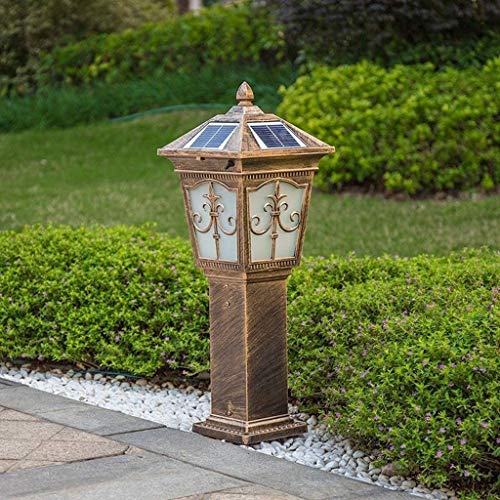 XMMDD Solar Garden Light, European-Style Garden Led Home Outdoor Garden Waterproof Grass Lamp