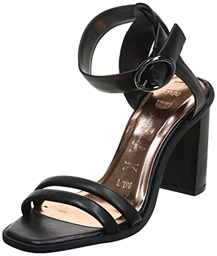 Ted Baker Women's elasana Heeled Sandal, Black, 9.5 M US