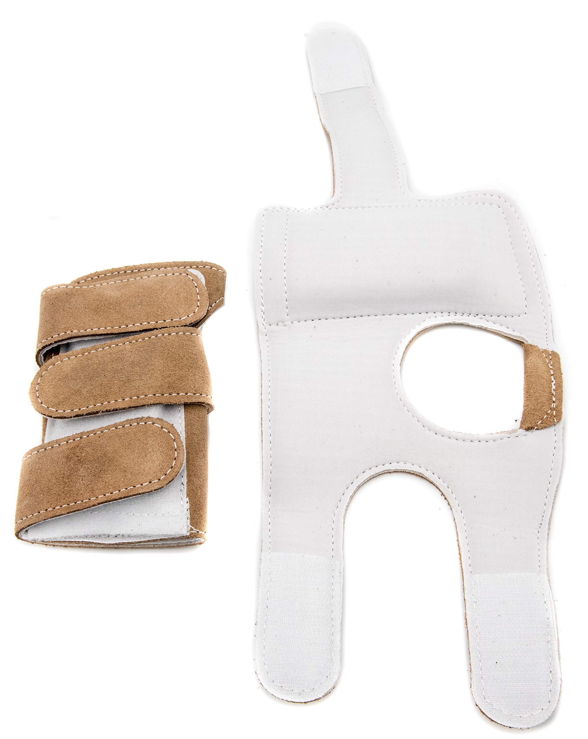 Wrist Support Wraps. Panda Paws - Gymnastics Wrist Support Wraps | Comfortable & Low Profile Injury Prevention. Our Wrist Support Wraps Come with a Replaceable Foam pad. (Beige, M)