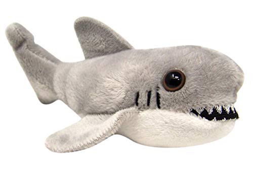 Soft Plush Shark With Pouch And Mini Pup, 16 Inches