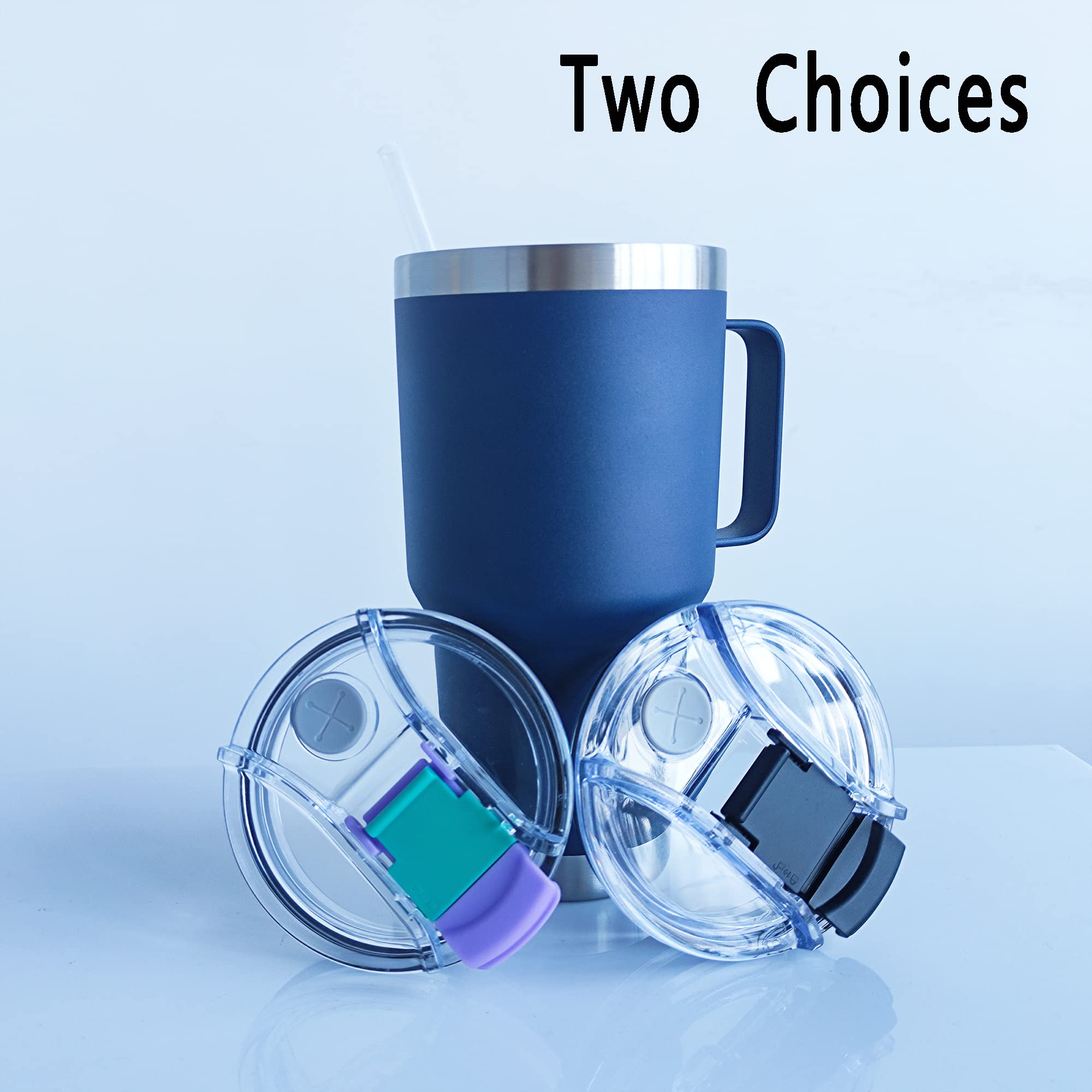 Tumbler Lids Replacement Design for YETI Rambler 35 oz Straw Mug,for YETI Tumbler 30 oz Black