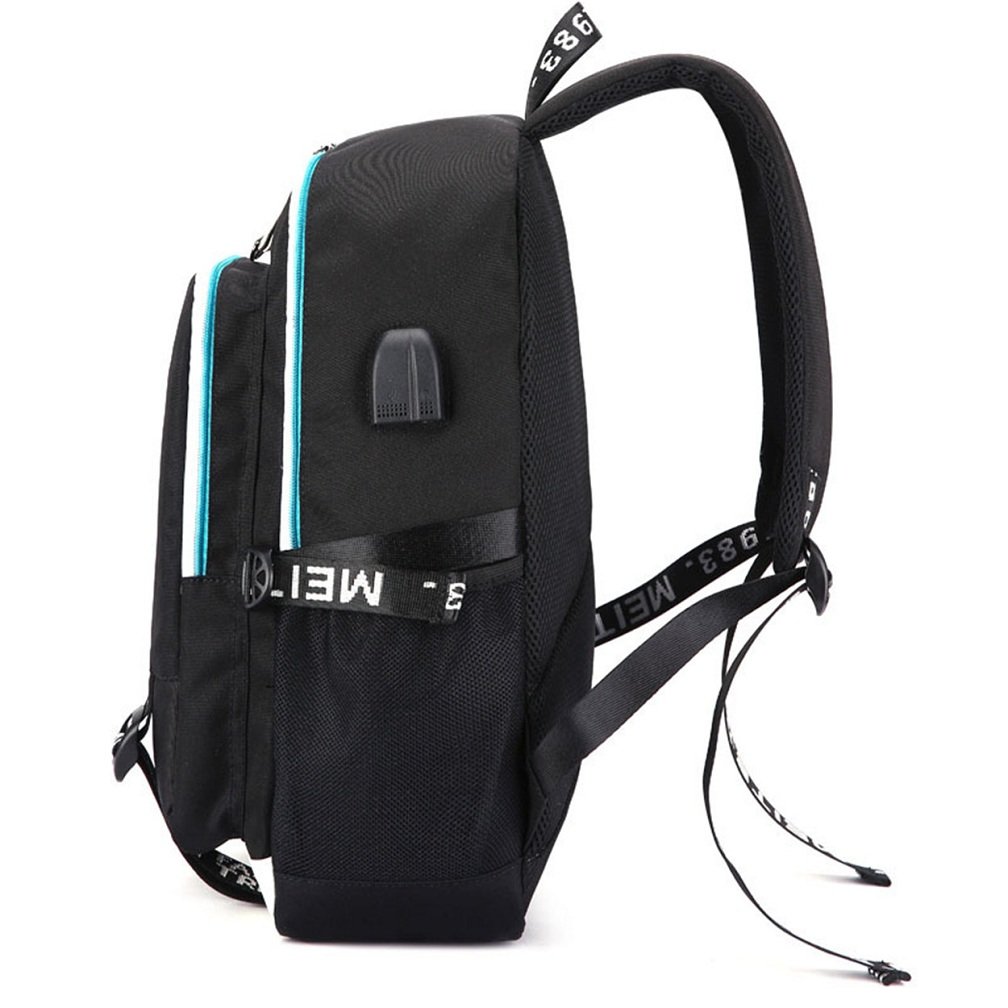 YOYOSHome Luminous Anime Monokuma Cosplay Backpack Daypack Laptop Bag Bookbag School Bag 8