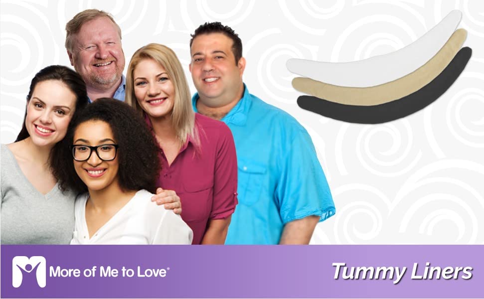 Tummy Liners - 31" Inch Size XXL (Set of 3) 100% Cotton from More of Me to Love