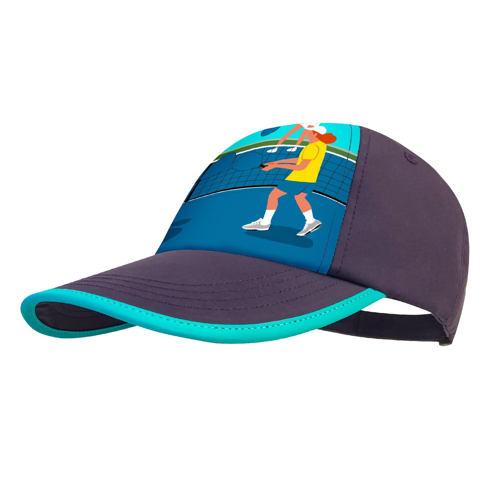Women Baseball Caps, Adjustable Breathable Embroidered Sun Hat for Sport Golf Mesh Sunbonnet Outdoor Black