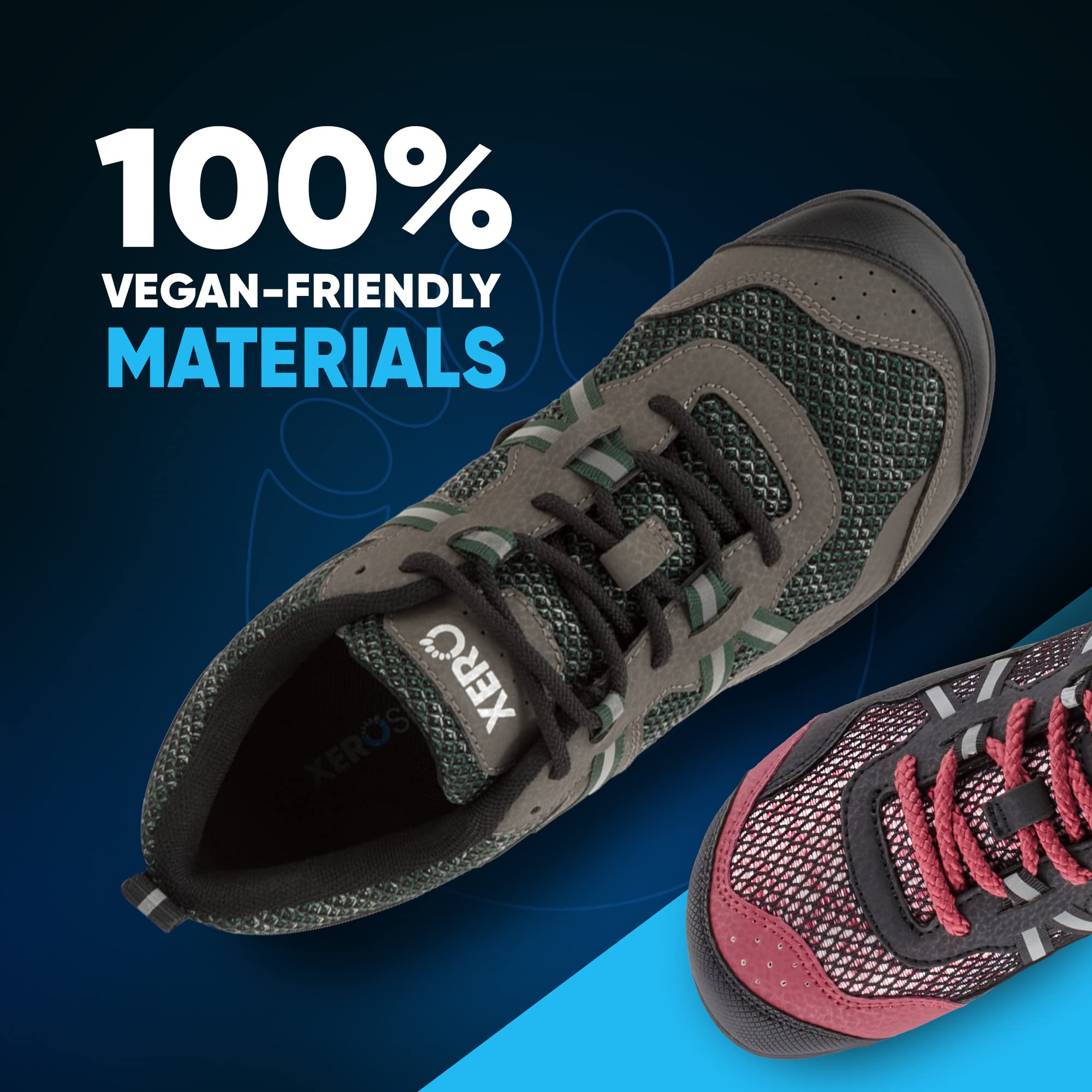 Xero Shoes Women's TerraFlex Lightweight Trail Running & Hiking Shoe - Zero Drop,Black,7.5