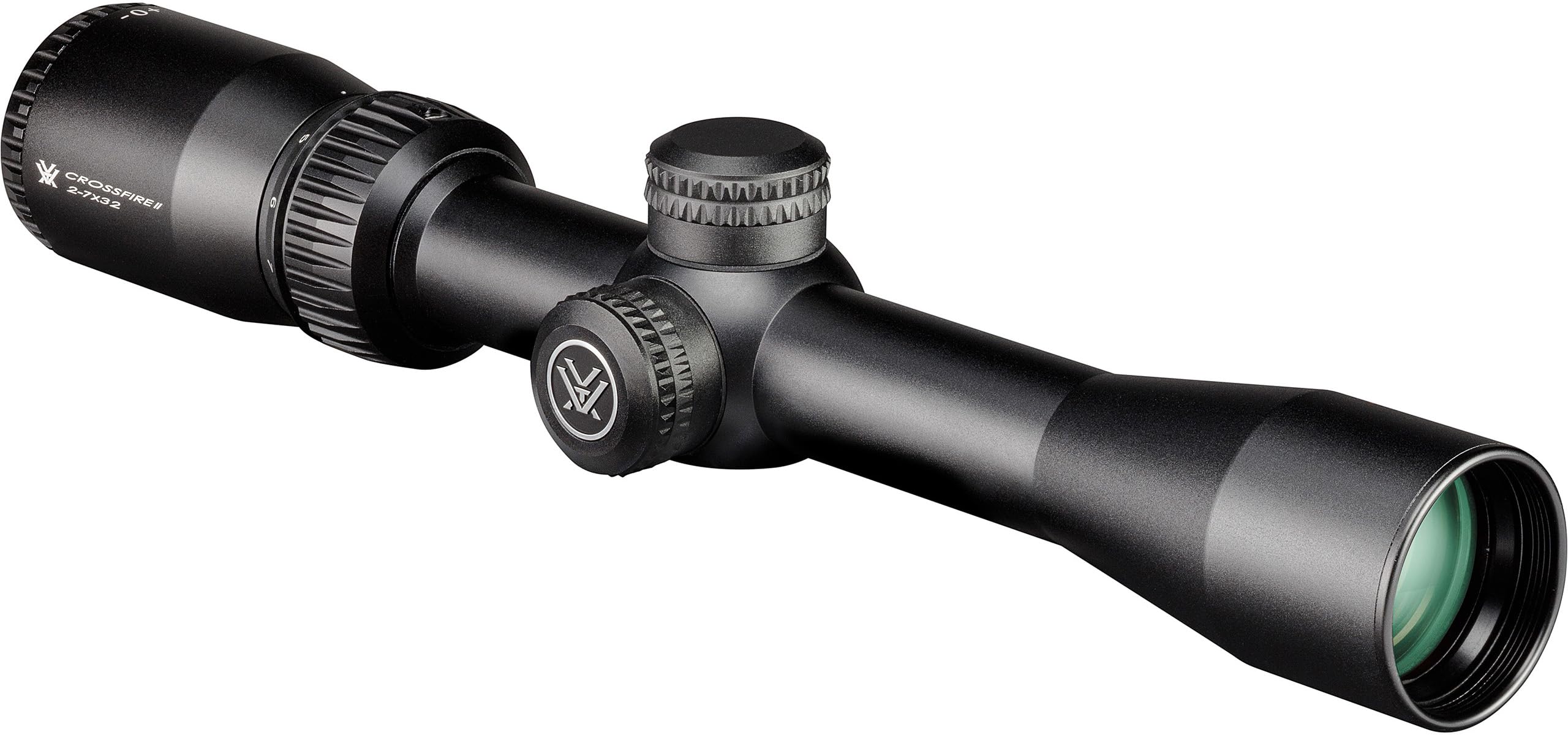 Vortex Optics Crossfire II 2-7x32 Rimfire, Second Focal Plane, 1-inch Tube Riflescope - V-Plex Reticle