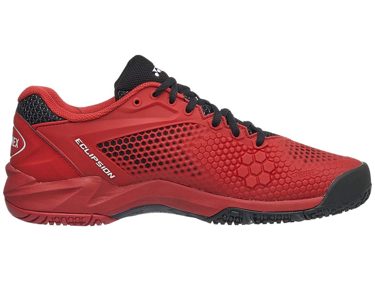 YONEX Power Cushion Eclipsion 2 Mens Clay Tennis Shoes 7.5 Red/Black D Medium