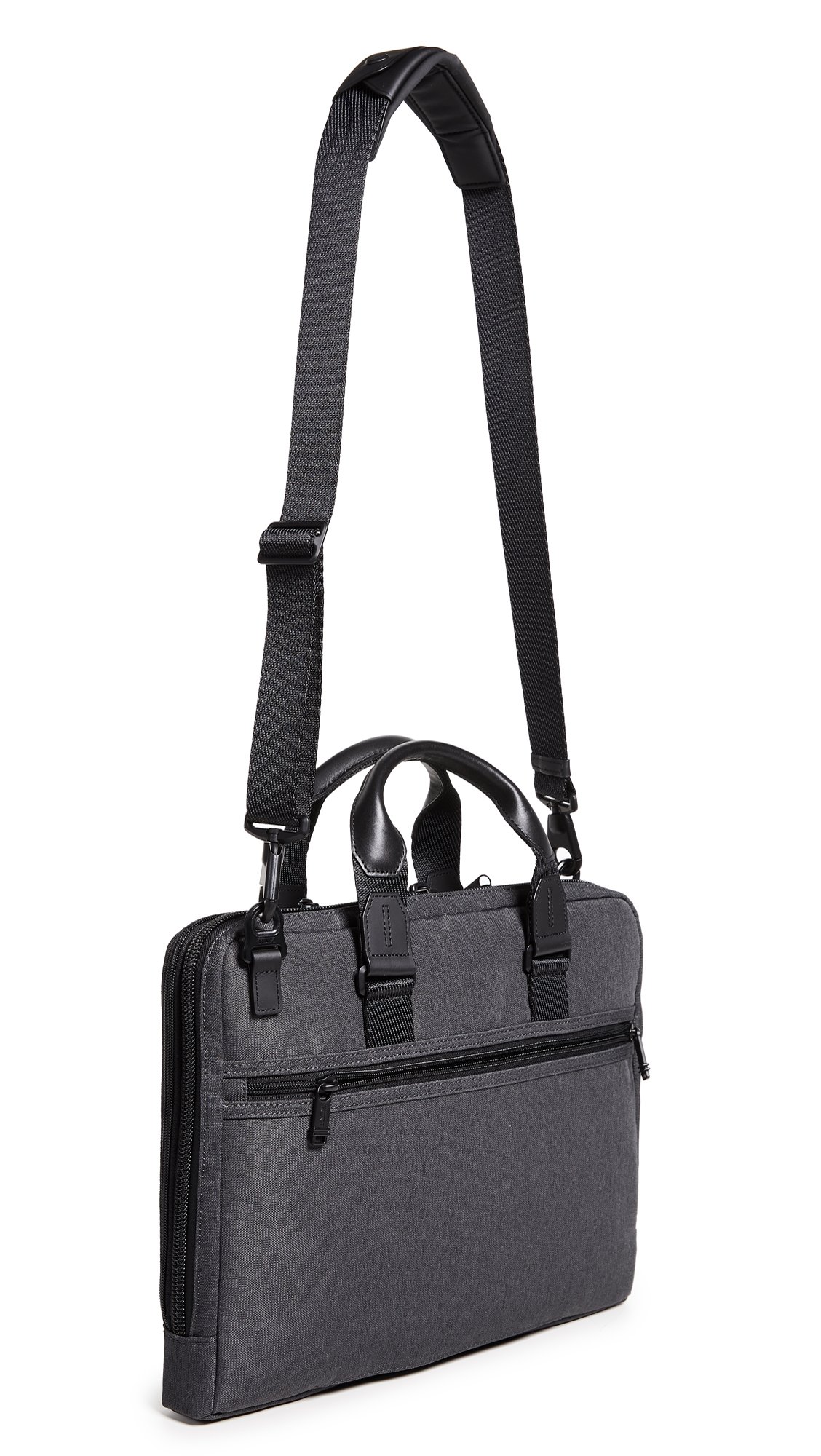 TUMI - Alpha Bravo Aviano Laptop Slim Brief Briefcase - 15 Inch Computer Bag for Men and Women - Anthracite