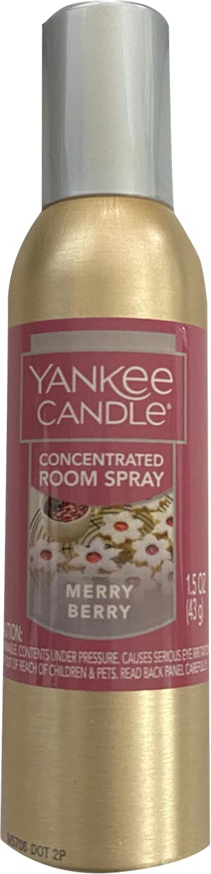 Yankee Candle 1699709 Merry Berry Concentrated Room Spray 1.5 Ounce (Merry Berry, 1)