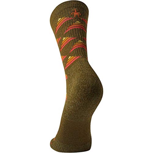 Smartwool Hike Light Elite Burgee Crew Military Olive XL (Men's Shoe 12-14.5)