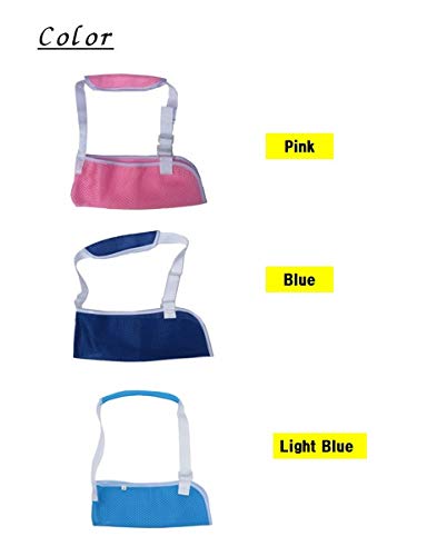 Uni Arm Sling for Kids & Toddlers Shoulder Immobilizer sling (Light Blue XL-size)