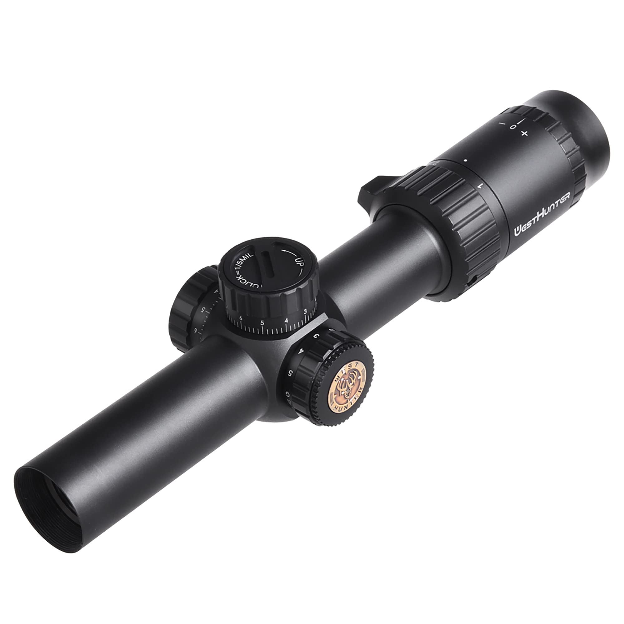 WestHunter Optics HD 1-6x24 IR Riflescope, 30mm Tube Red Green Illuminated Reticle Second Focal Plane Tactical Precision 1/5 MIL Shooting Scope | Reticle-A, Only Optics & Basic Accessories
