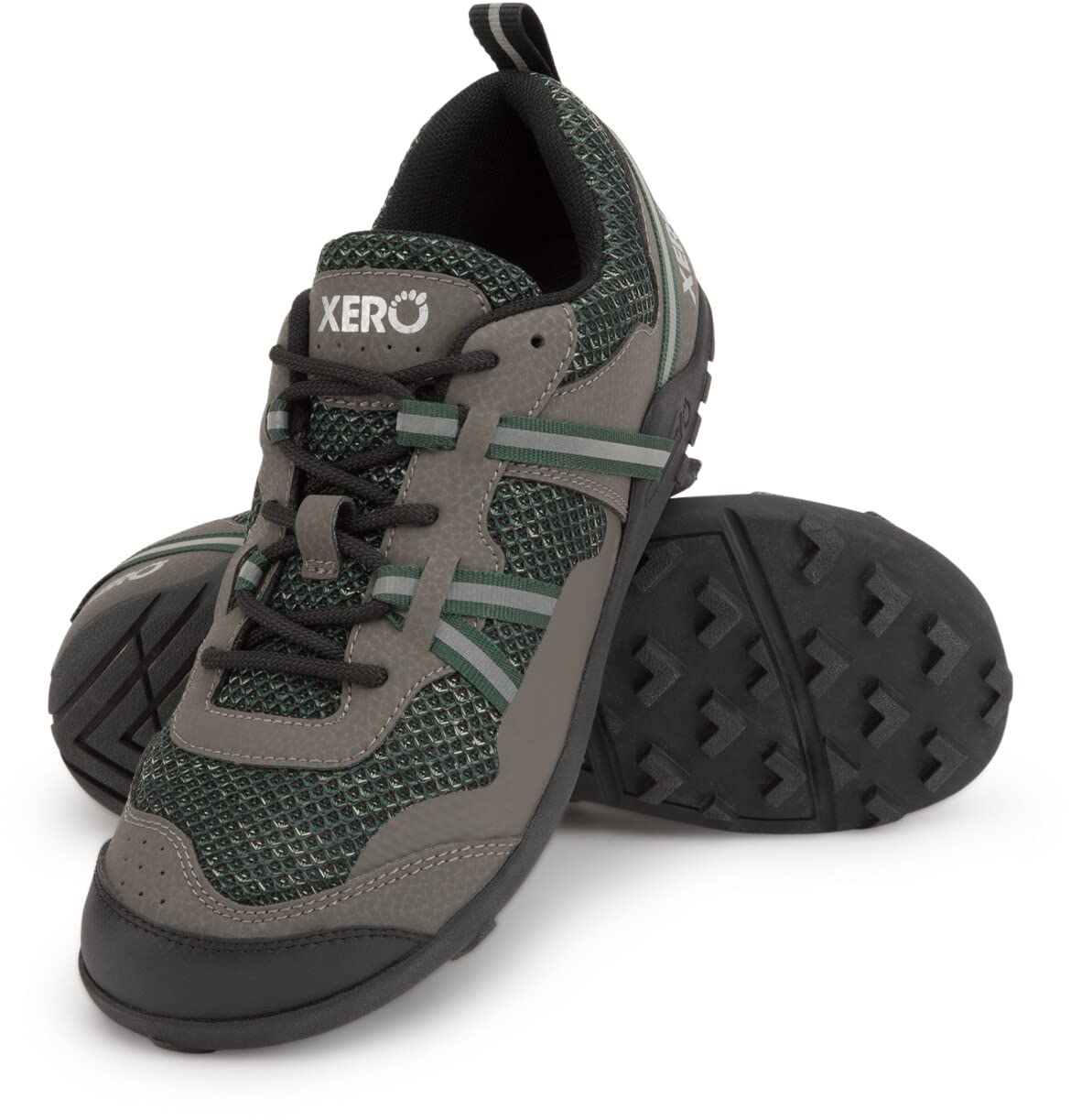 Xero Shoes TerraFlex II Women’s Zero Drop Hiking and Trail Running Shoes Forest