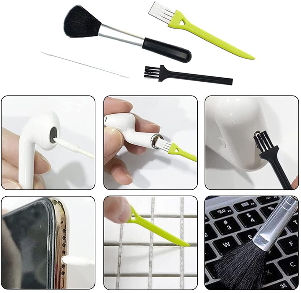 ZBY Cleaner Kit for AirPods/Airpods Pro/AirPods Case/Charging Port/Cell Phone/Bluetooth Headphones/Camera ect; Includes Cleaning Putty, Cleaner Stick,Cleaning Brush,Microfiber Cloth