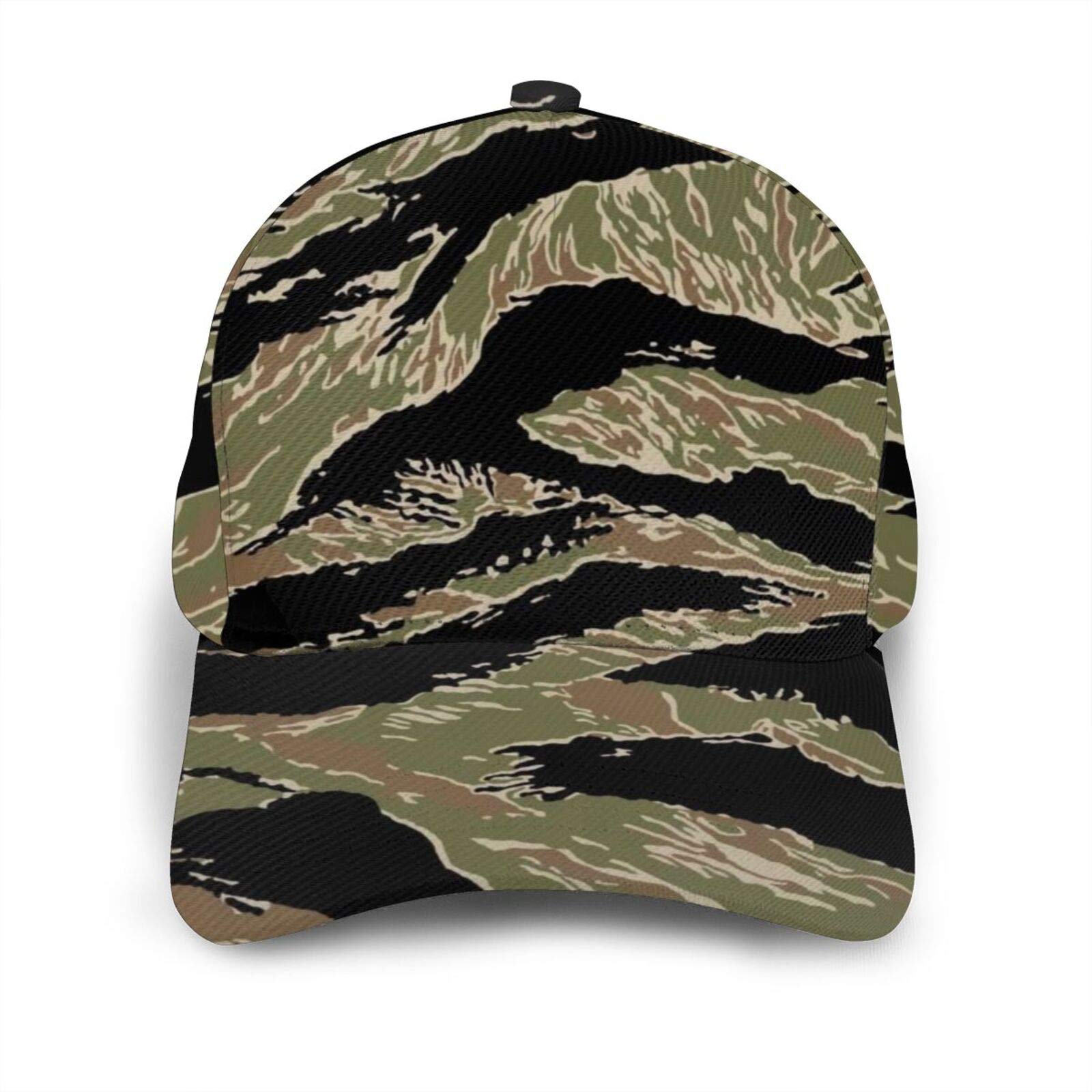 Wineware Tiger Stripe Cap Adjustable Twill Dad Hats Baseball Cap Sports for Men Women Tiger Stripe Camo One Size