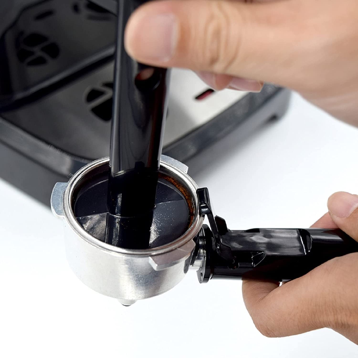 Trustmade Premium Espresso Machine Coffee Maker with Milk Frother, Coffee Grinder, Commercial Coffee Maker Automatic Stainless Steel, Removable Parts for Easy Cleaning,15 Bar