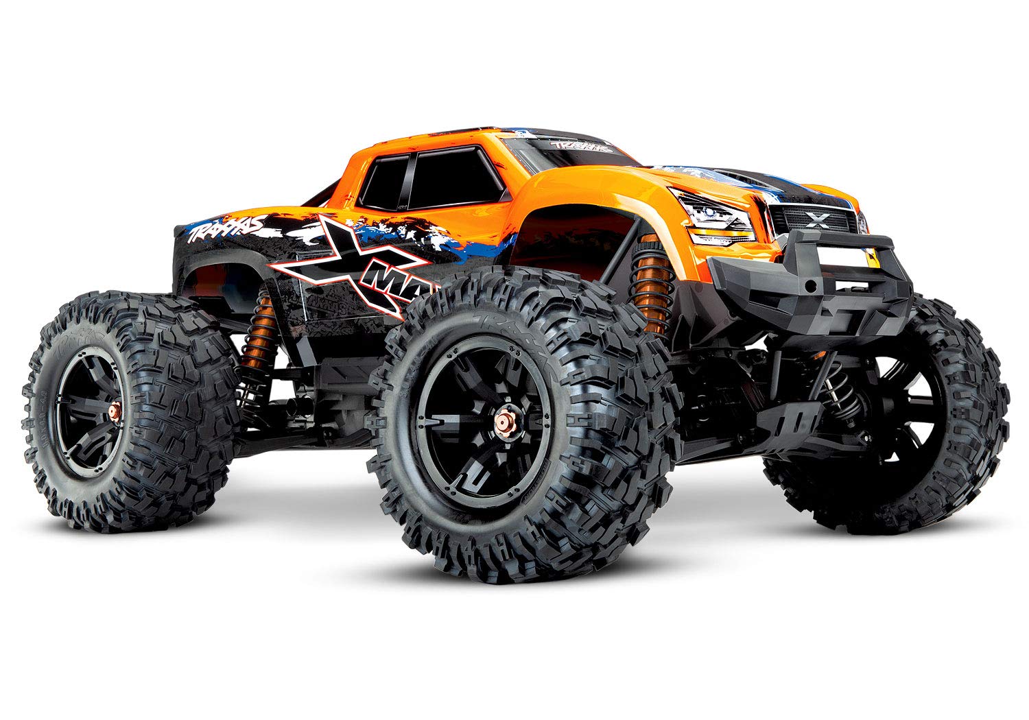Traxxas X-Maxx 1/6 RTR Electric Monster Truck w/VXL-8s, TSM, Orange, TRA77086-4