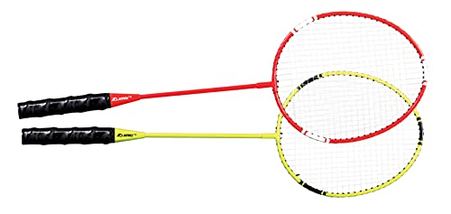 Zume Games Portable Badminton Set with Freestanding Base β Sets Up on Any Surface in Seconds β No Tools or Stakes Required,Red/Black/Green,1,OD0006W